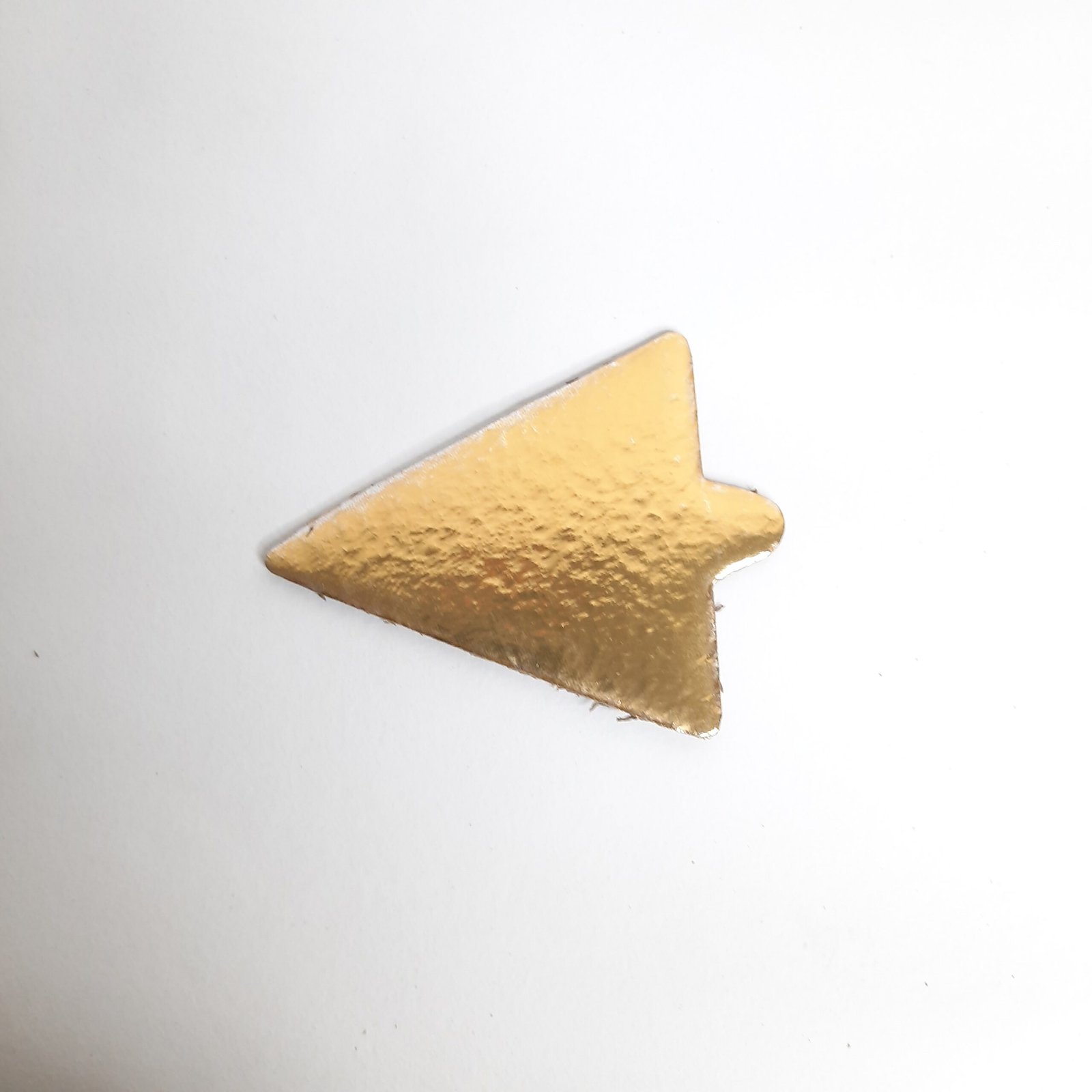 Buy Pastry Base Board Triangle Cardboard Golden 50 pieces - Packaging Age